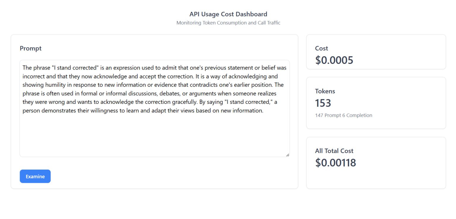 Building an OpenAI API Tokens Usage Dashboard: Using GridDB, Node.js, and React | GridDB: Open ...